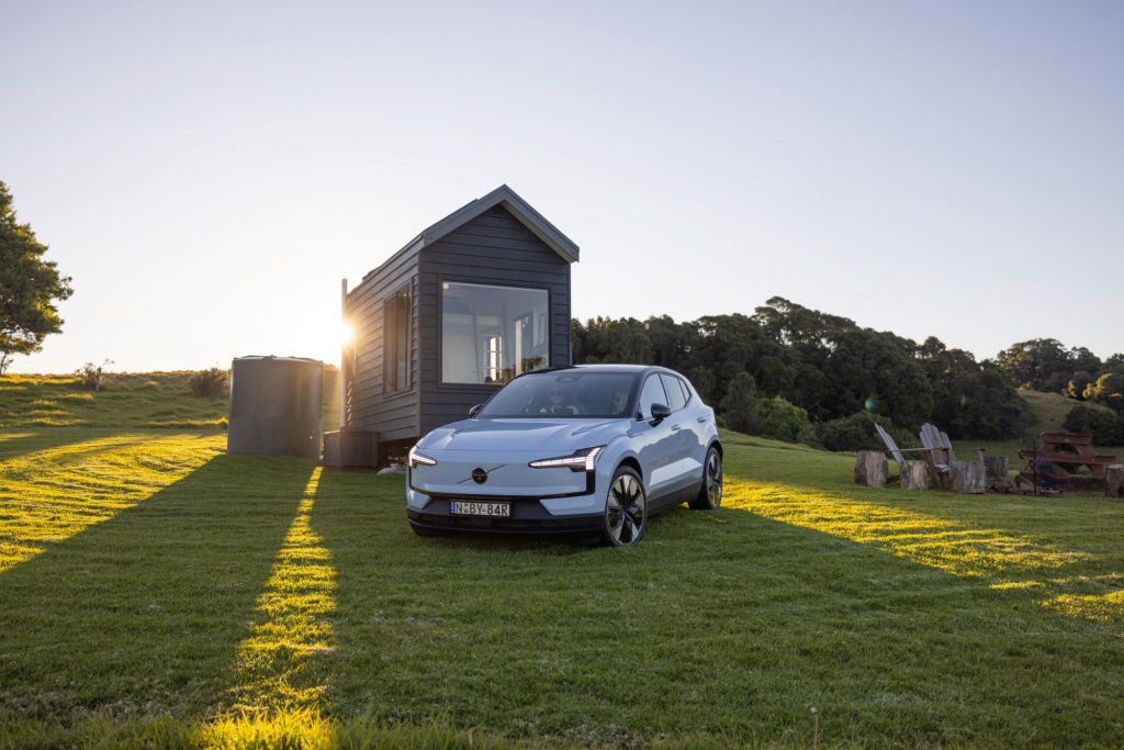 Volvo electric SUV EX30 dives Into The Wild’s Tiny Home initiative ...